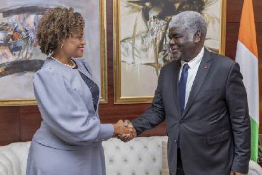 L'Ambassadeur des Etats-Unis, Jessica Davis Ba, a rencontré le Premier ...