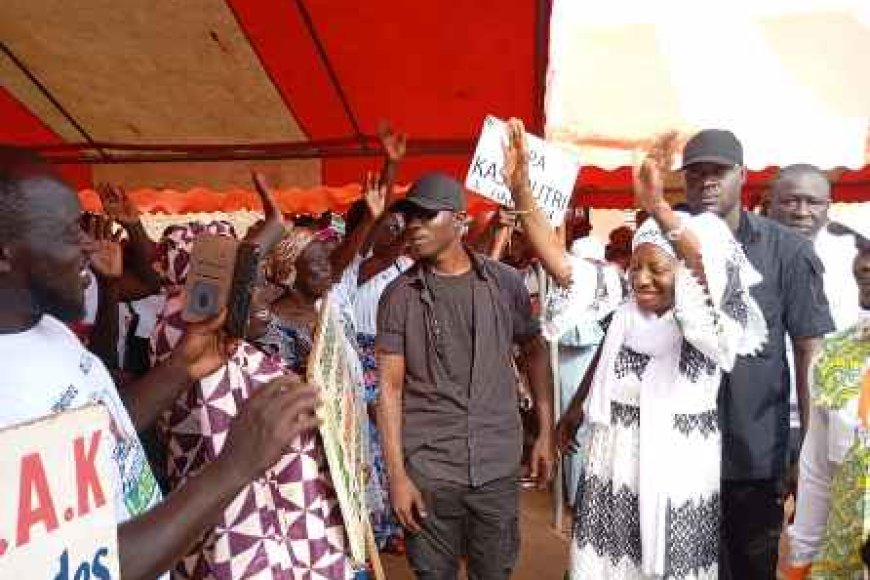 Présidentielle 2025 : À Sorobango, Henriette Lagou déclare sa ...